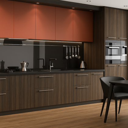 Панель AGT 18 мм. Фантазія 389 - Дерево Темне купити оптом від виробника