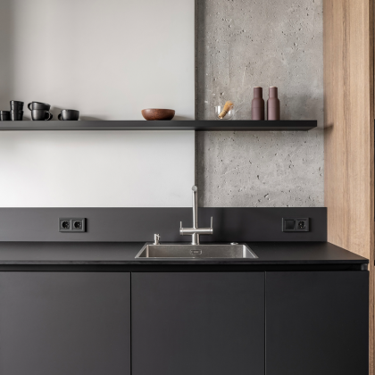 Панель AGT 18 мм. Супрамат 3010 - Перламутровий чорний придбати оптом ...