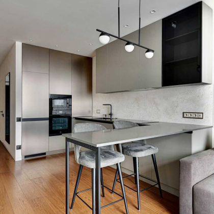 Панель AGT 18 мм. Дереводекор 3001 Світло-сірий супер-мат купити оптом ...